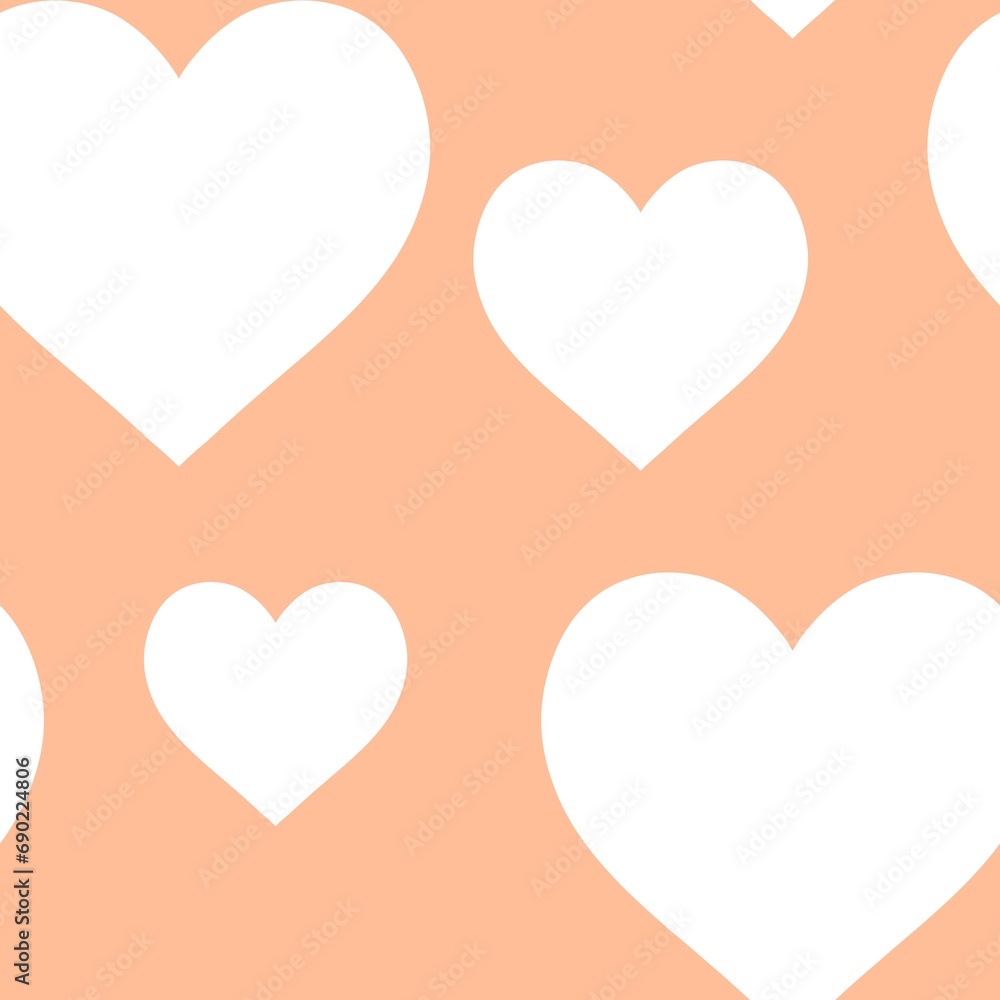 heart on geometric background. seamless pattern design for packaging ...