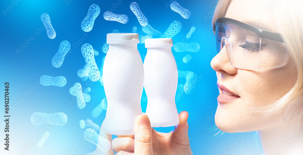 microbiome of human body. Probiotics in immune system. Probiotic ...