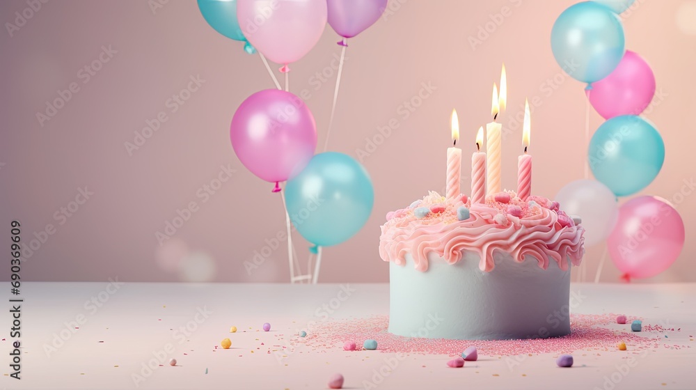 a 'Happy Birthday' background with free space for text, super ultra ...