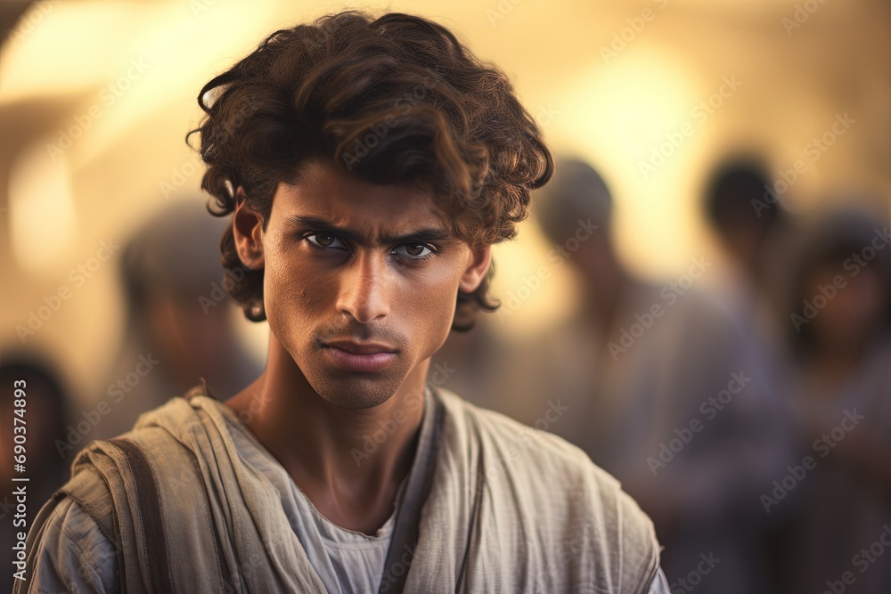 Joseph sold into slavery, Bible story. Stock Photo | Adobe Stock