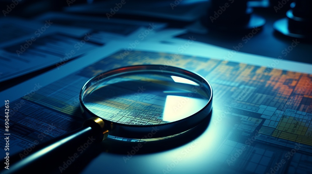 Magnifying Glass conducts a technical assessment and gap analysis Stock ...