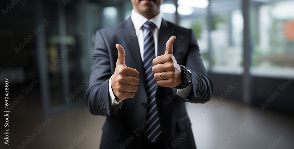 businessman giving thumbs up, professional person with thumb up, thumbs ...