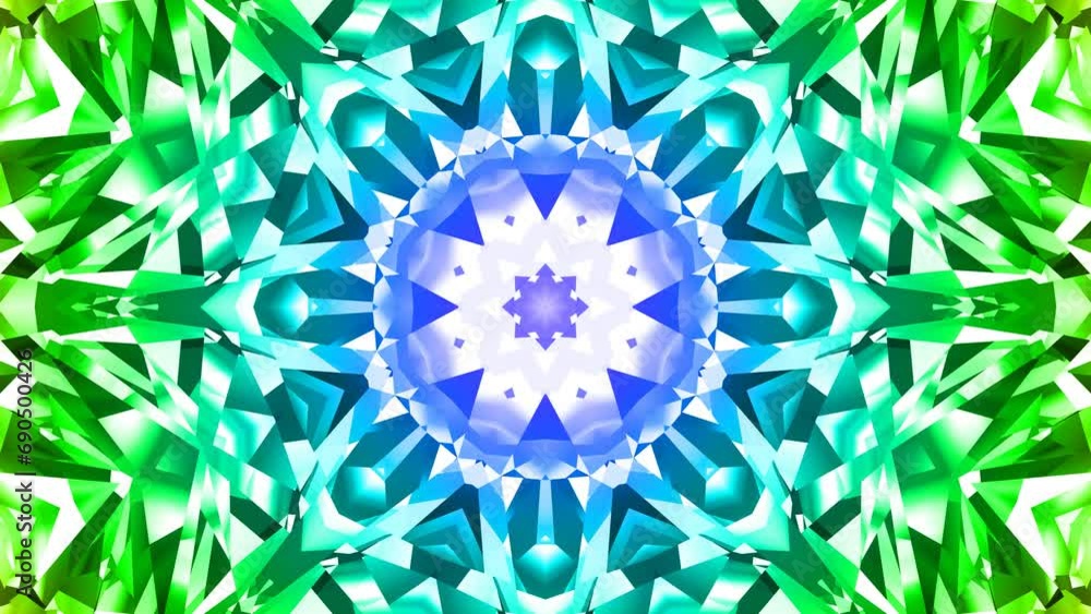 Geometric pattern rotation. Kaleidoscopic metamorphoses with abstract ...