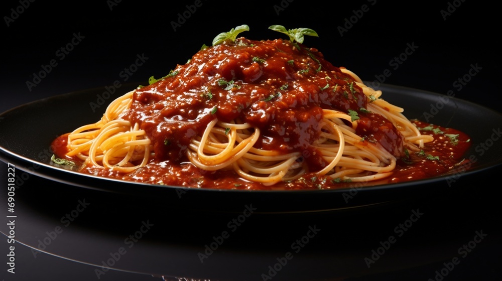 spaghetti perfection, where each strand is a visual testament to the ...