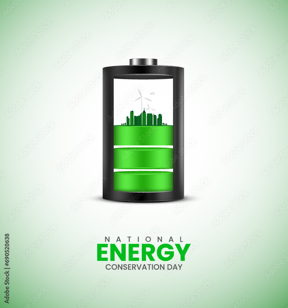 International Energy Day, National Energy Conservation Day. save the ...