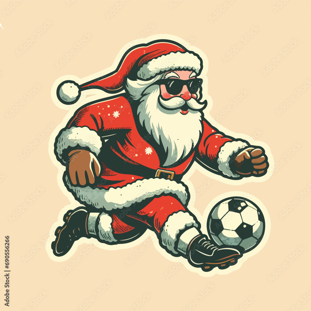 santa claus cartoon illustration of santa claus logo, santa claus ...