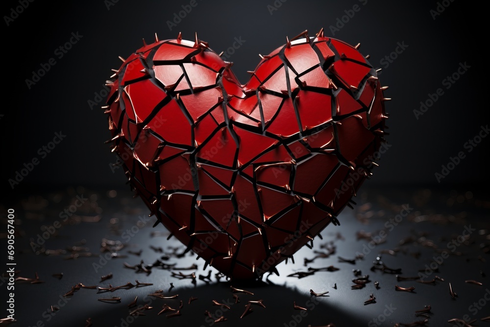 Loneliness and Heartbreak - Symbolic Representation of Love, Loss, and ...
