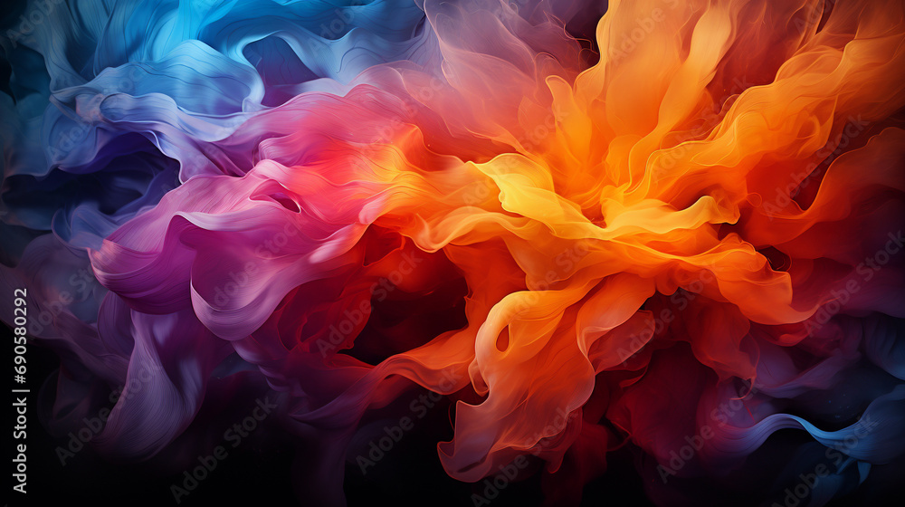 Ink drops in water creating mesmerizing forms.the abstract shapes and ...