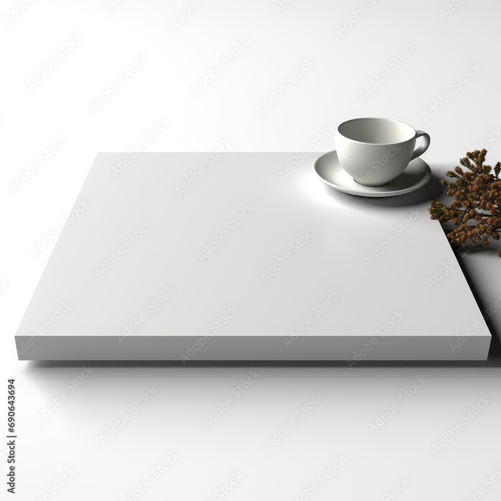 3D Realistic Round Square White , Background Images , Hd Wallpapers ...