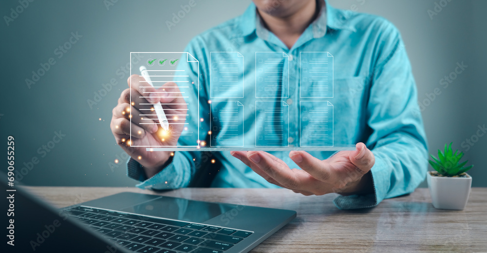 checklist approval form business task choice digital online survey ...