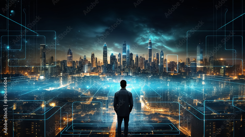 Artificial intelligence technology background Stock Photo | Adobe Stock