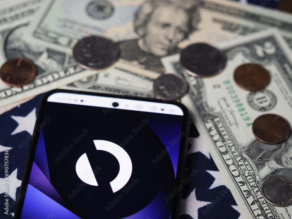 In this photo illustration, AppDynamics, Inc. part of Cisco logo seen ...