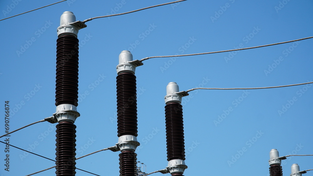 High and low voltage transformer bushings with electrical insulation ...