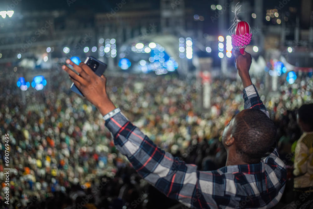 Worshipers at he 18th edition of Experience held at the tafawa Balewa ...