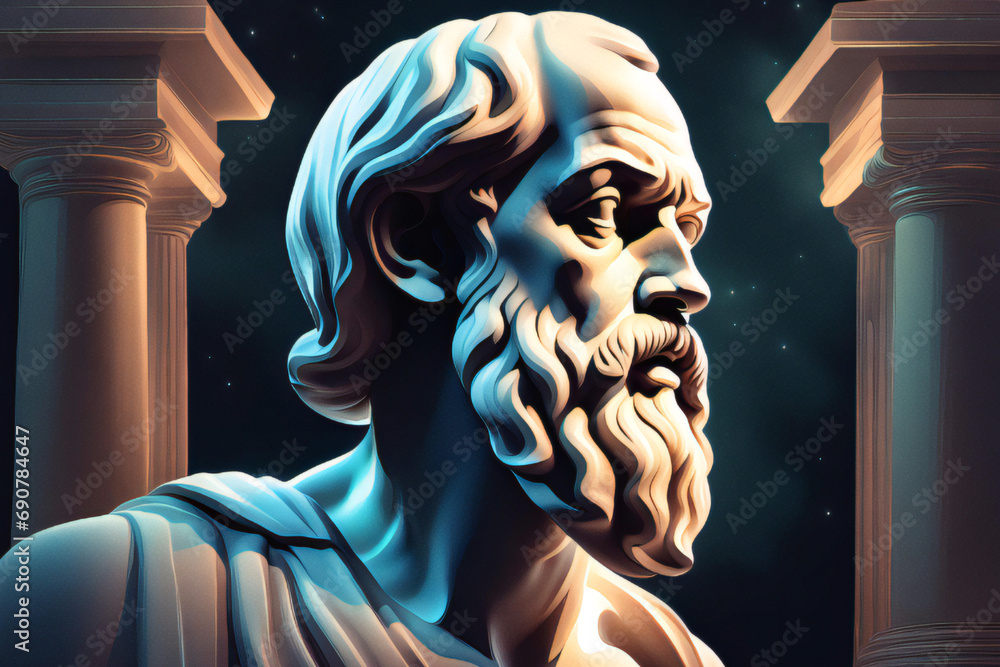 Socrates, Greek philosopher from Athens, founder of Western philosophy ...