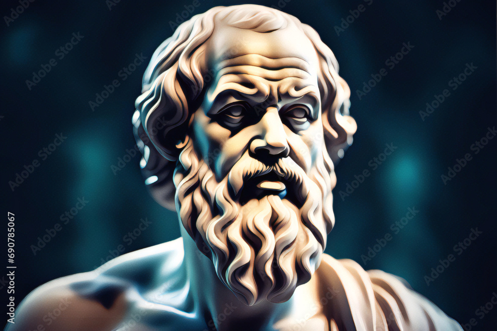 Socrates, Greek philosopher from Athens, founder of Western philosophy ...