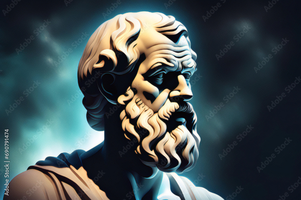 Socrates, Greek philosopher from Athens, founder of Western philosophy ...