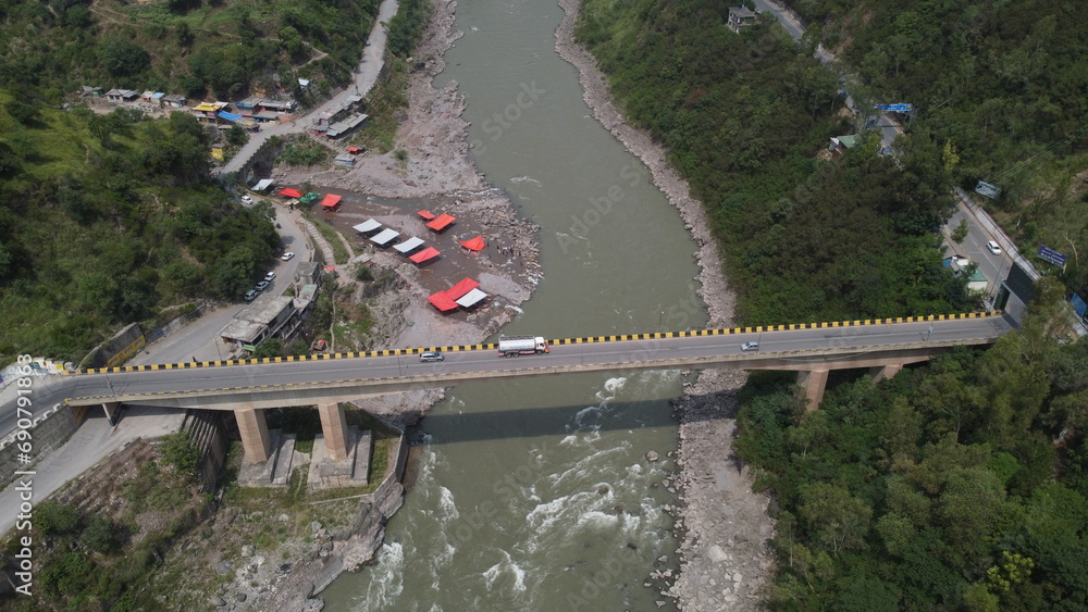 Amazing Drone View of Kohala Bridge, Kashmir, Pakistan - Sep 9 2023 ...