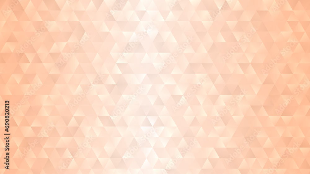 Peach Color Gradient Triangle Pattern Vector Background. 2024 Color of ...