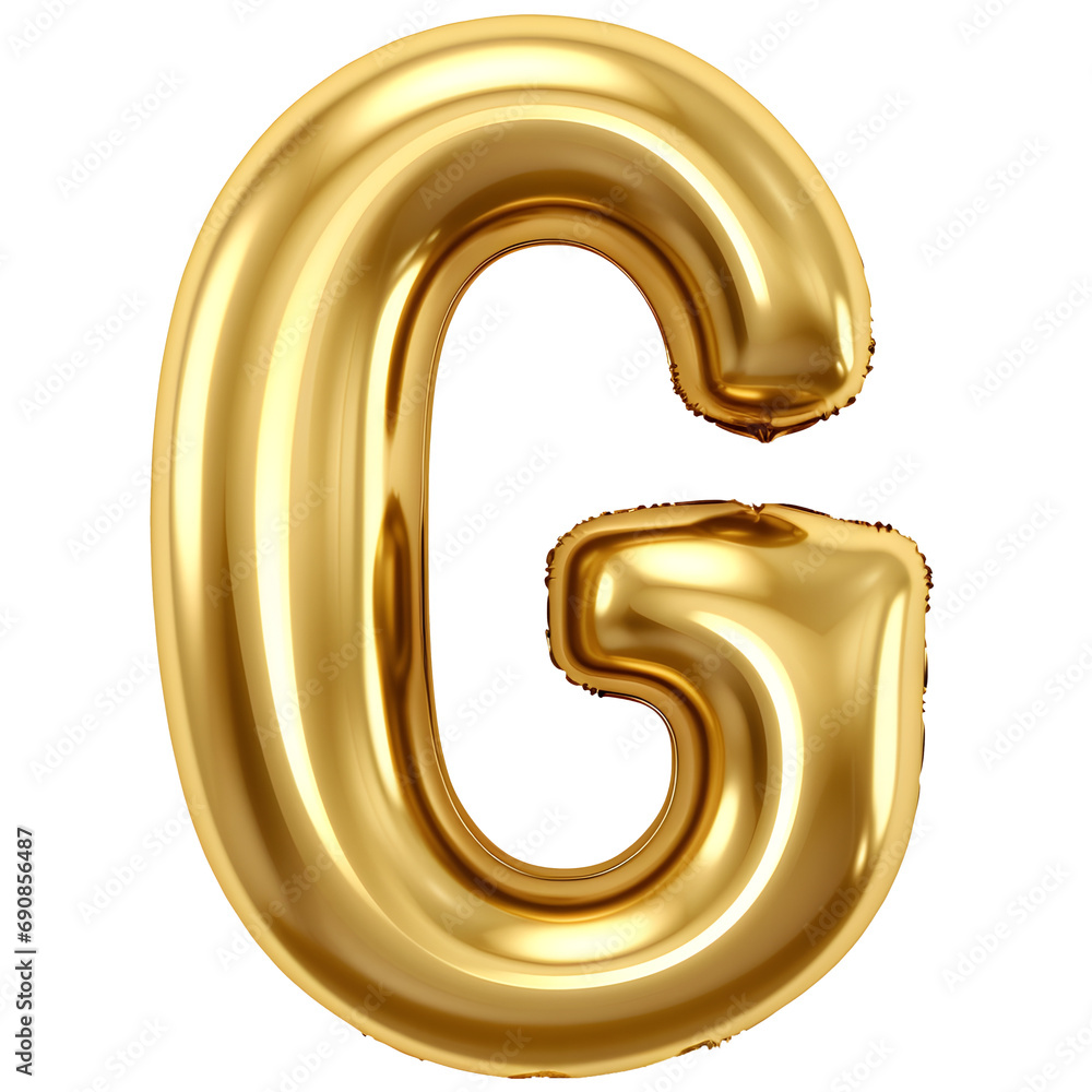 Gold Alphabets and number Balloons clipart, letters, transparent ...