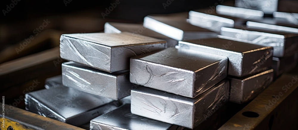 Shipping alloys of nickel steel bricks for propeller and turbine blade ...