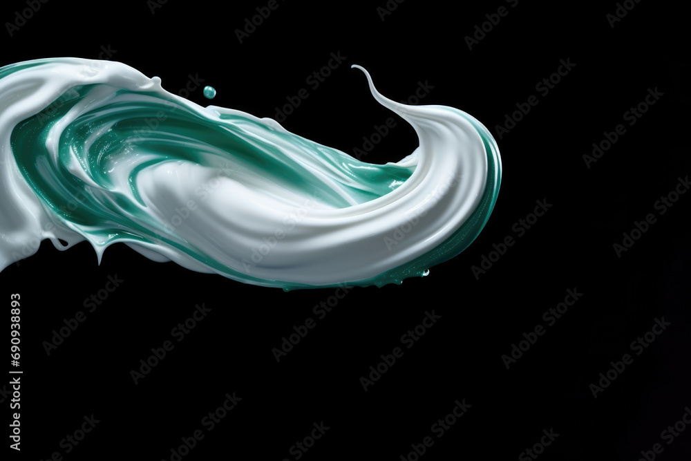 Wave art pattern abstract background swirl design liquid texture white ...