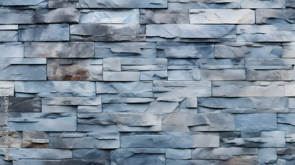 natural bricks wall background, blue grey rusty bricks with hard ...