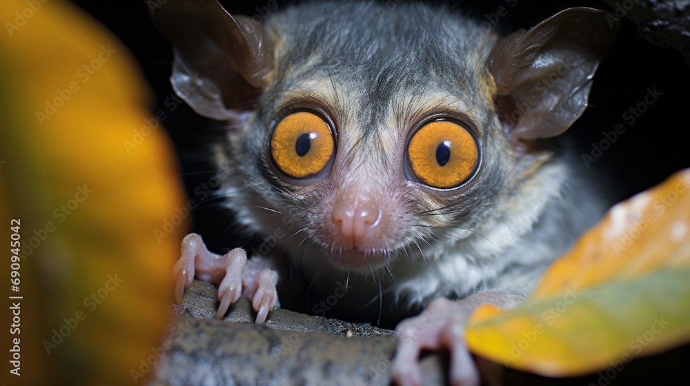 Philippine Tarsier in Night Hunt: The Philippine tarsier, one of the ...