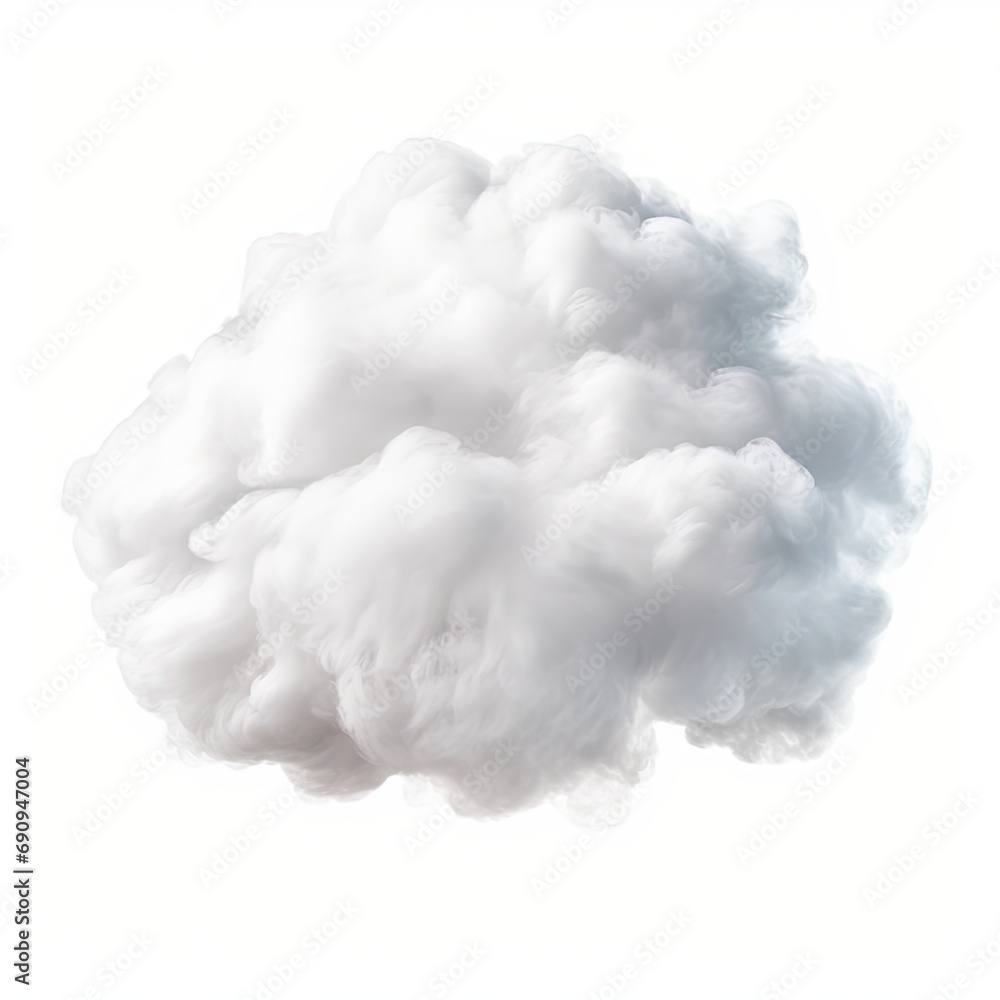 big fluffy white cloud. transparent PNG background. high definition ...
