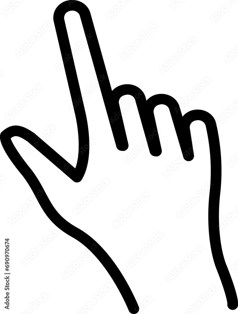 Interactive Device for GUI Elements: Icon Set for Buttons, User Interface, and Gestures Stock ...