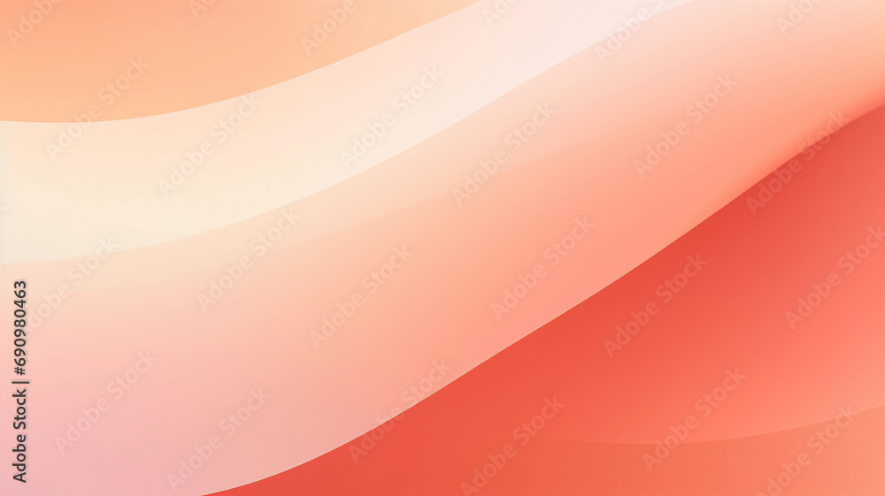 Abstract pastel orange minimalist gradient background. Trendy peach ...