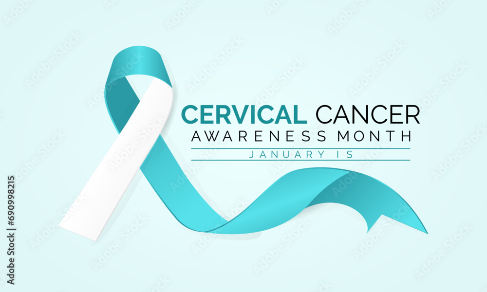 Vector illustration on the theme of Cervical Cancer awareness month ...