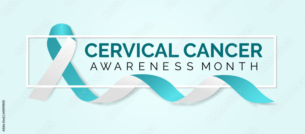 Vector illustration on the theme of Cervical Cancer awareness month ...