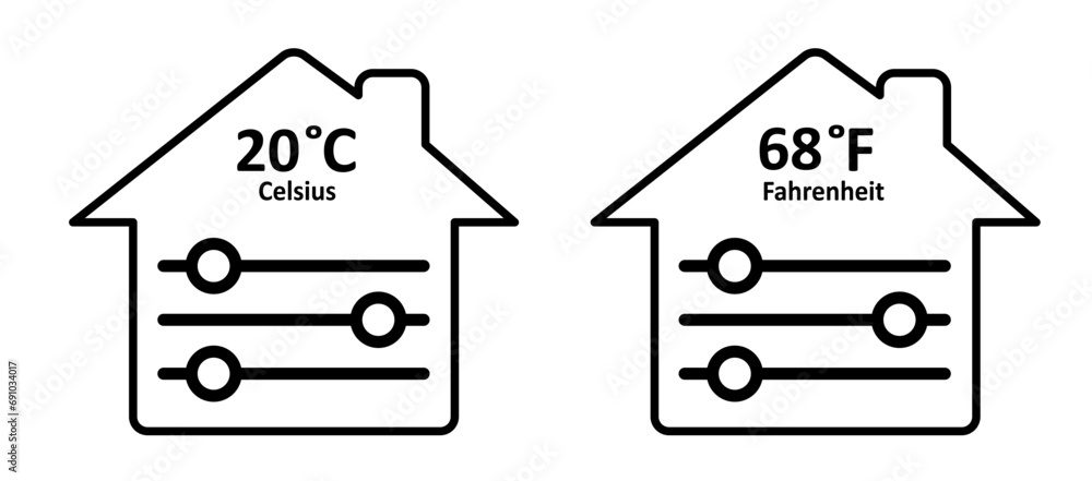 Switch slider. Controlling home heating temperature with slider bar ...
