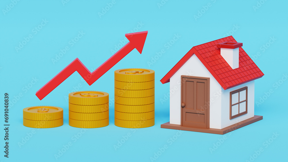Growth of rent and mortgage rates. High demand for real estate ...