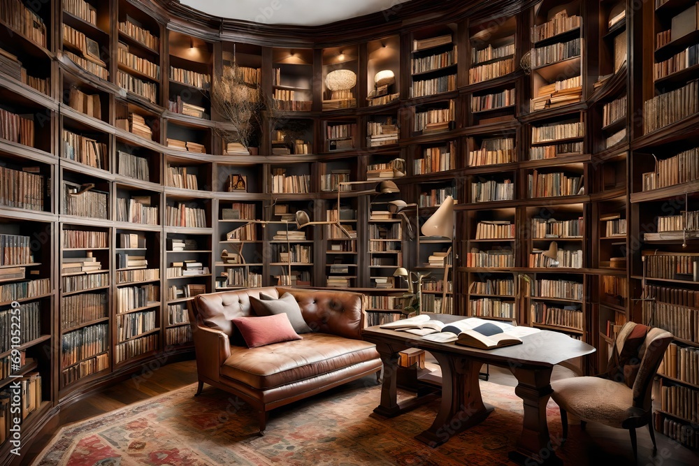 interior room luxurious design of the bedroom decorated with rainbow ...