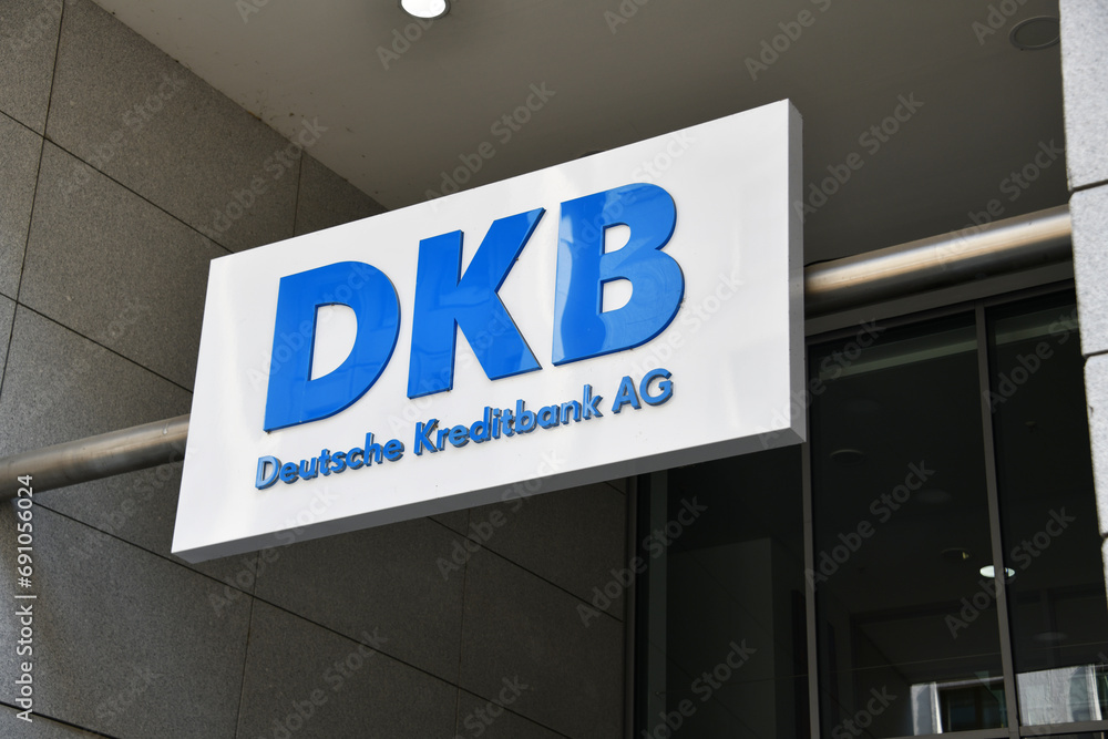 Berlin, Germany - June 5, 2023: Logo of Deutsche Kreditbank in Berlin ...