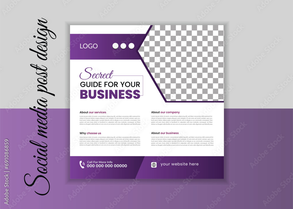 Business social media post Corporate social poster design. Template ...