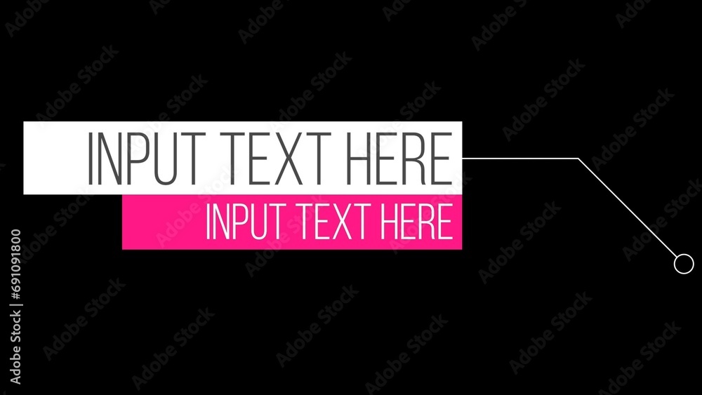 Modern Pop Up Call Out Text Animation Stock Template | Adobe Stock