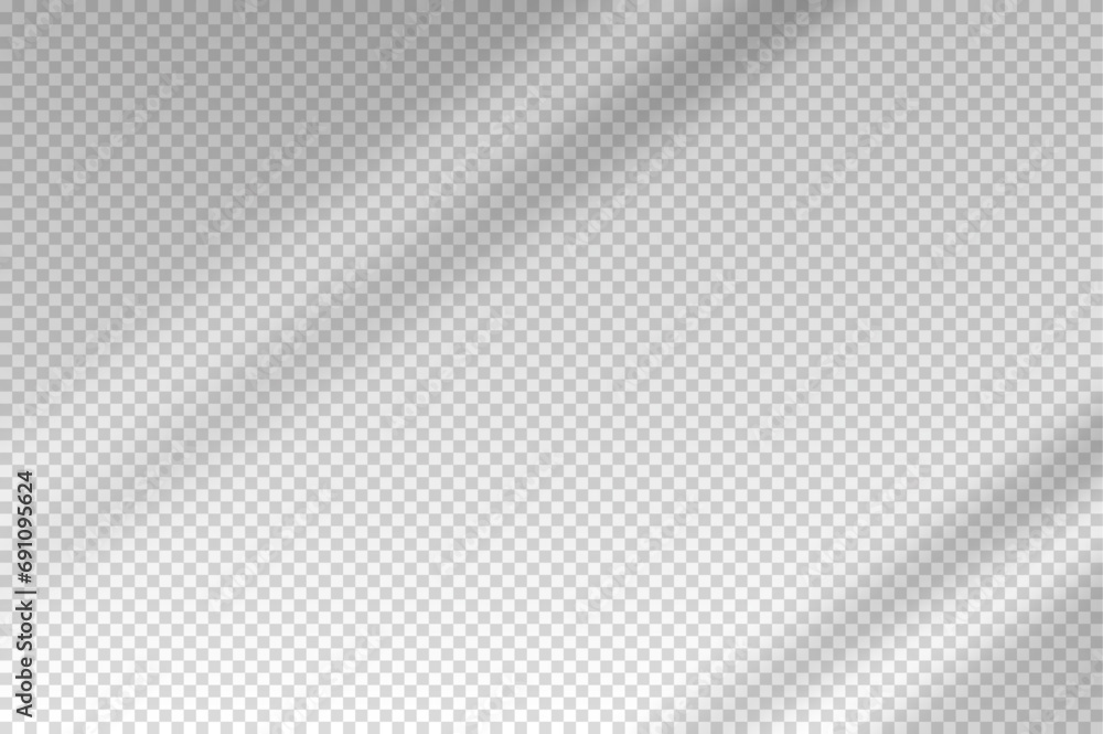 Shadow blinds. Sun light from window. Overlay effect. Shade jalousie ...