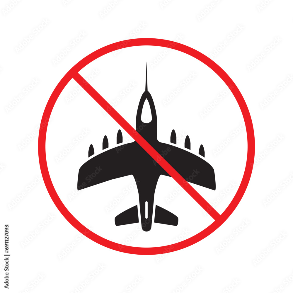 Forbidden Prohibited Warning, caution, attention, restriction label ...