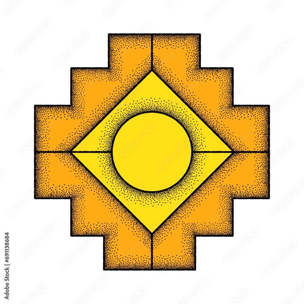 Inca Cross Chakana, Inti Raymi Ecuador, Peru emblematic symbol of an ...