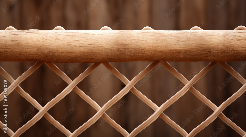 Seamless square grid wood lattice texture isolated on transparent ...