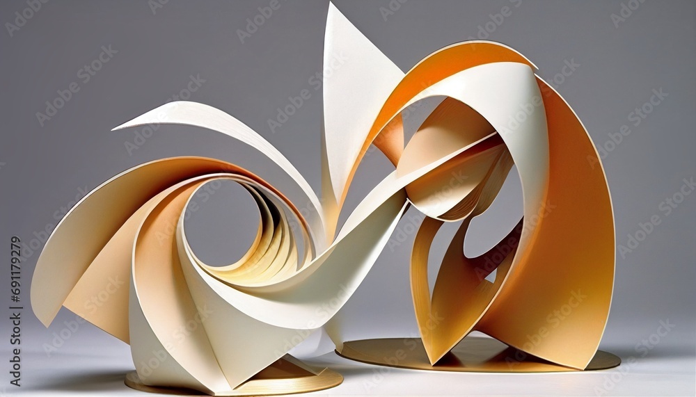 A model with dynamic and overlapping shapes, capturing the spirit of ...