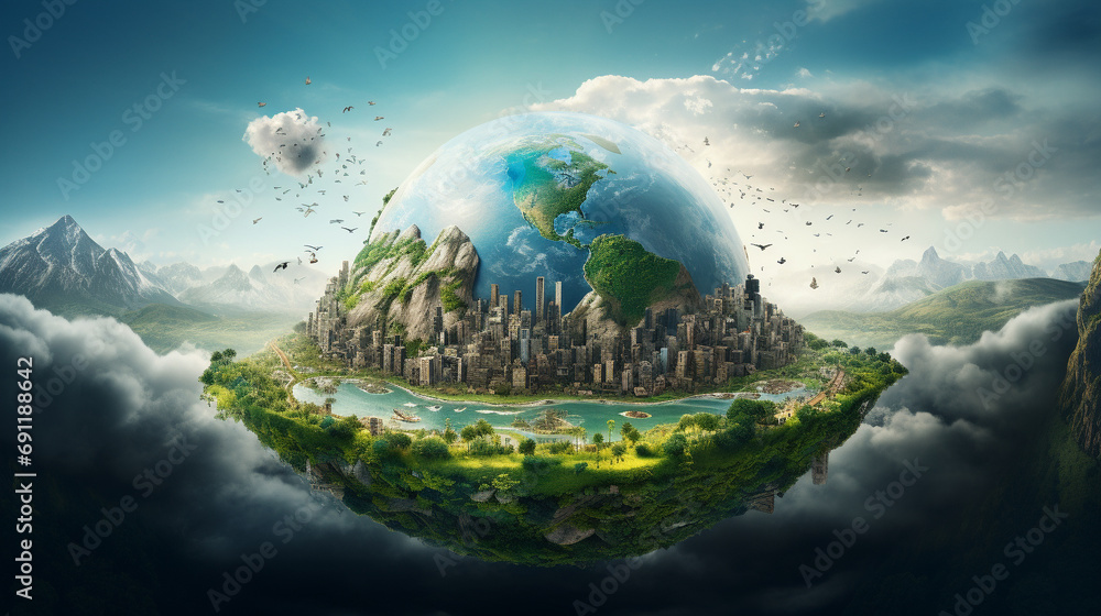 Powerful and evocative image capturing essence of Earth's energy ...