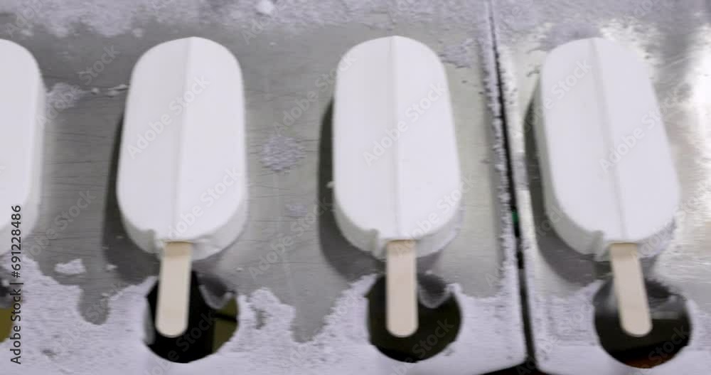 Vidéo Stock Food industry. Automation and technology. Industrial ice ...