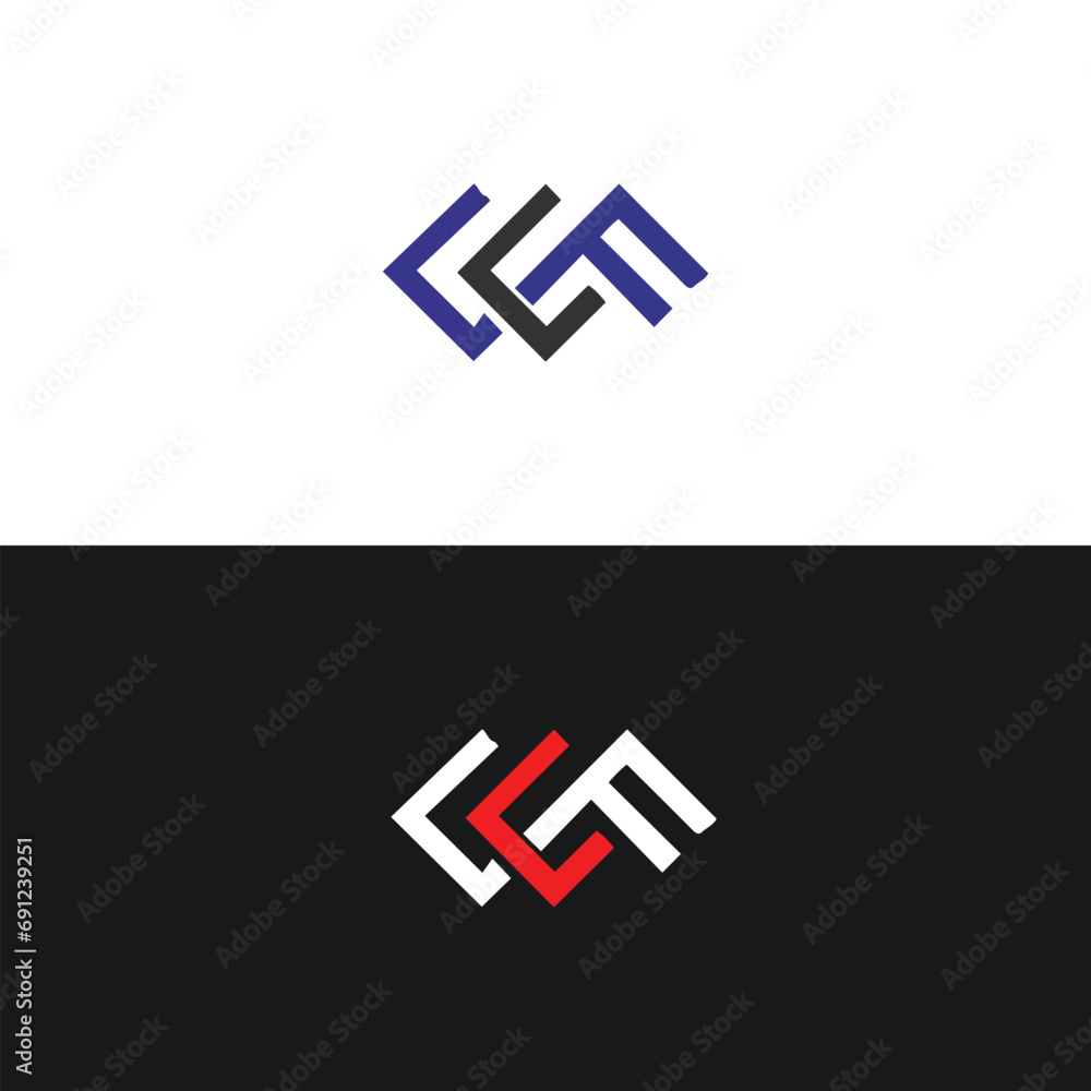 CCF logo. C C F design. White CCF letter. CCF, C C F letter logo design ...