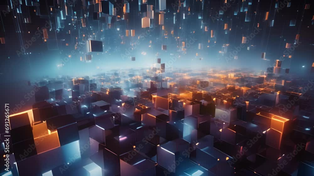 A massive, complex web of code and data forms a digital co around a ...