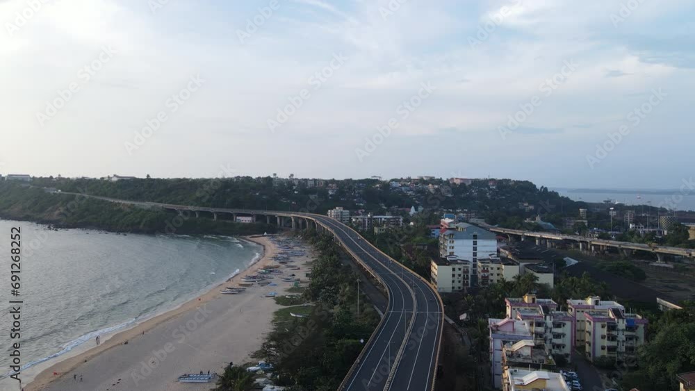 Newly opened Baina Beach Flyover | Bridge in Goa | Vasco da Gama, Goa ...
