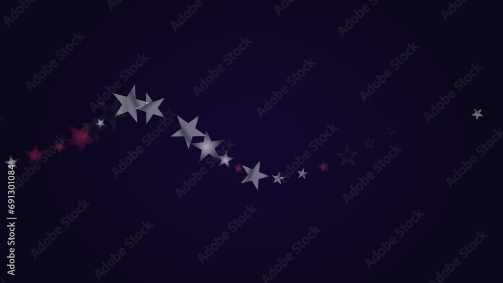 Vector Magical Glowing Background with Silver and Purple Falling Stars ...